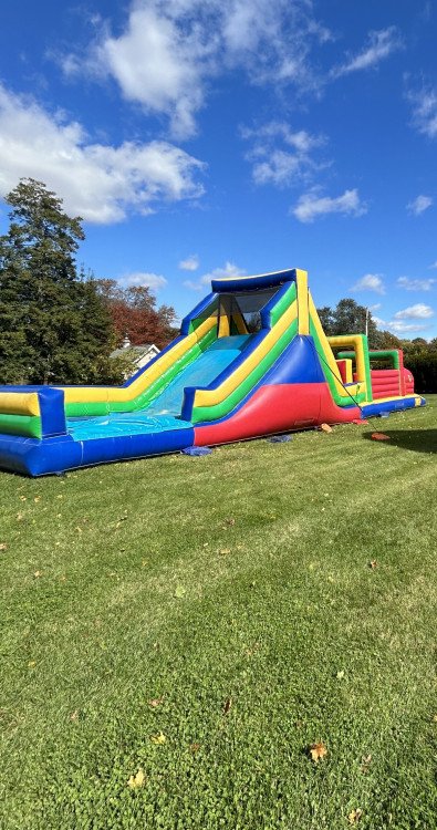 GIANT SLIDE obstacle course/Dry Slide - Empire Inflatables Olney MD